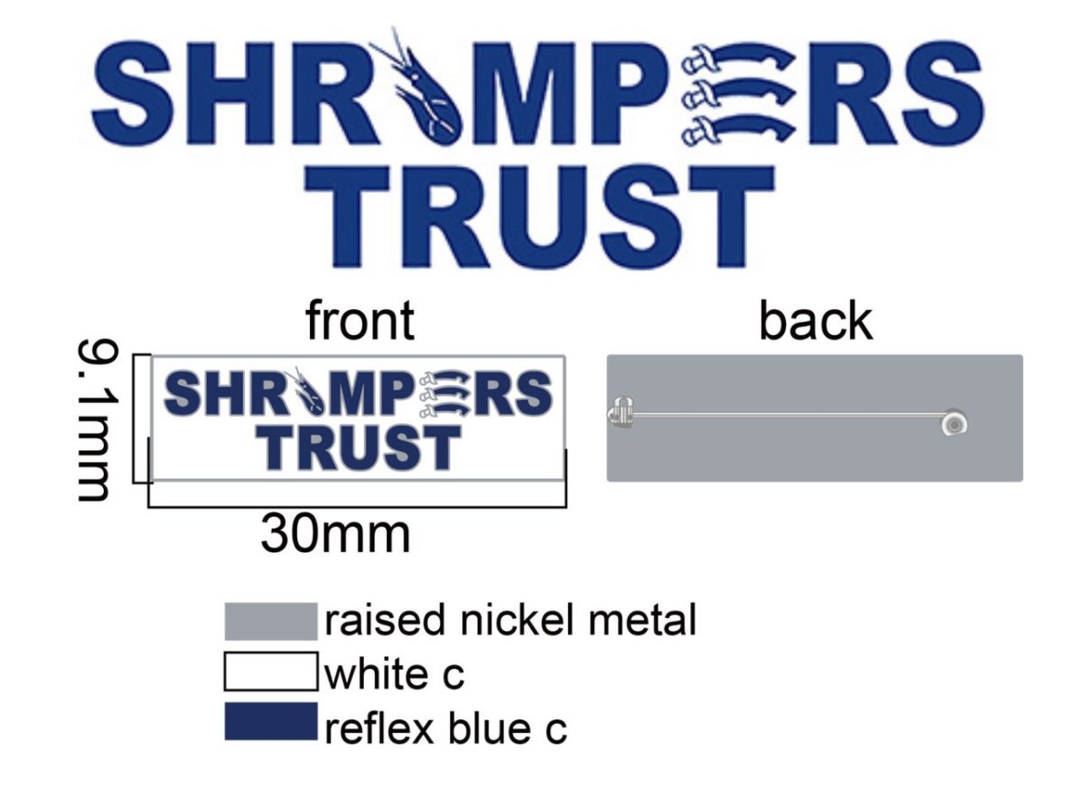 New Shrimpers Trust Pin Badge – Shrimperstrust